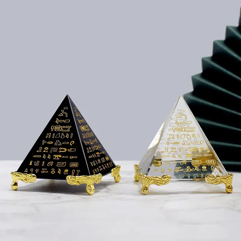 Egyptian Crystal Obsidian Pyramid – Mythologis®
