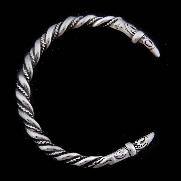 Nordic Viking Raven Arm Ring Torc Bracelet – Mythologis®