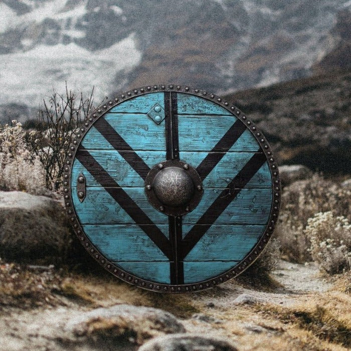 Round Wooden Lagertha Lothbrok Vikings Shield